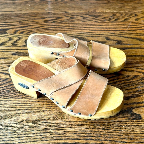 Candie's | Shoes | Vintage 9s Candies Suede Strappy Sandal Clogs | Poshmark